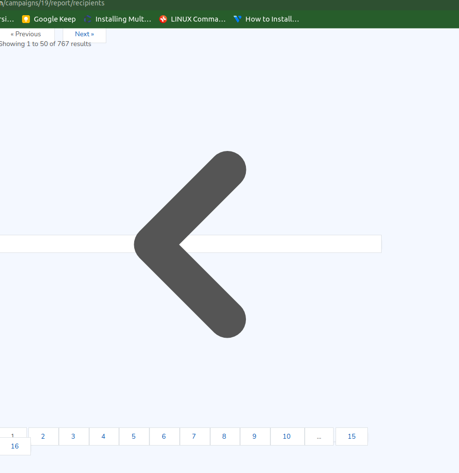 pagination design error · Issue #230 · mettle/sendportal · GitHub