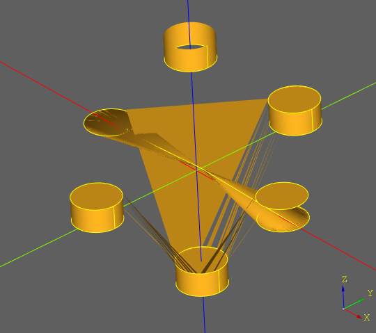 Placing a Circle On Each Face of Cube and Extruding Results In Invalid ...