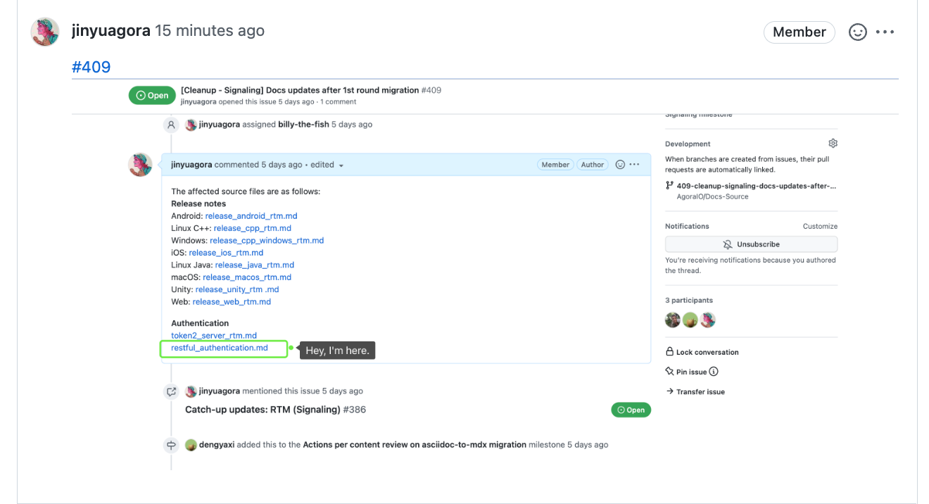 [Cleanup - Signaling] Missing content for Token 007 · Issue #456 · AgoraIO/Docs-Source · GitHub