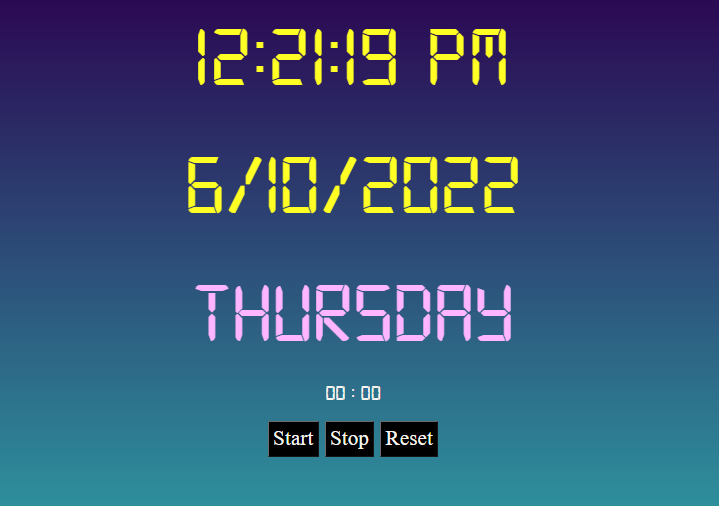 GitHub - Sekunev/Digital_Clock