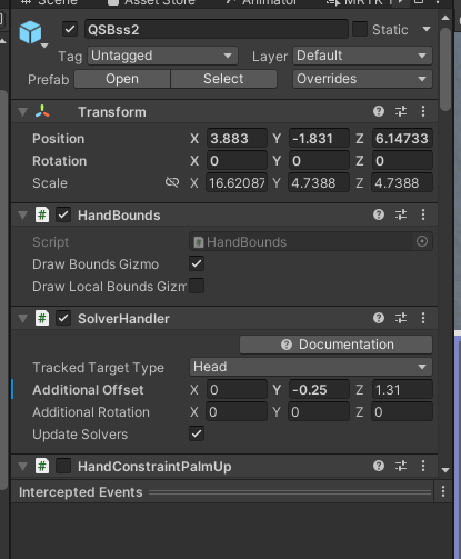 Object Instantiated inside GridObjectCollection of ScrollingObjectCollection with opposite ...