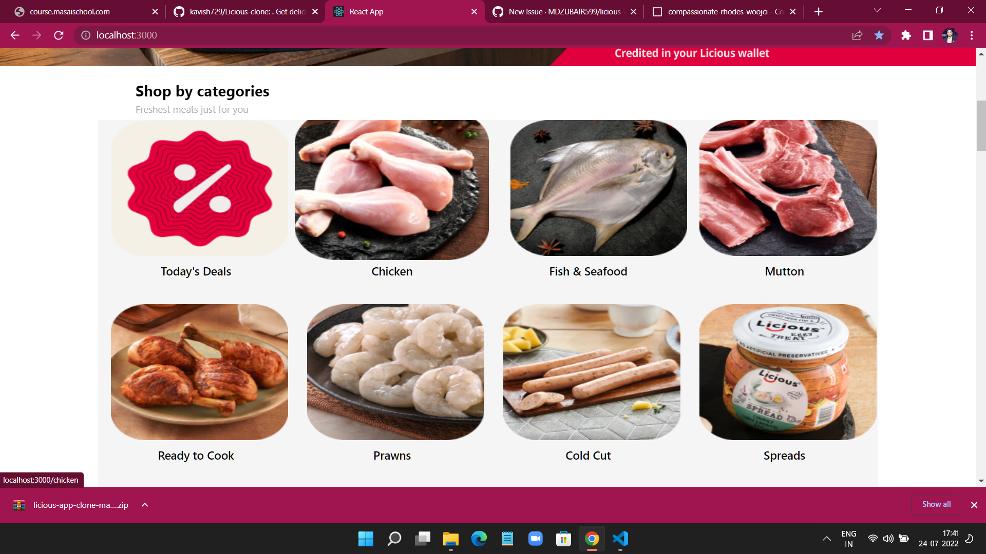 licious-clone - Codesandbox