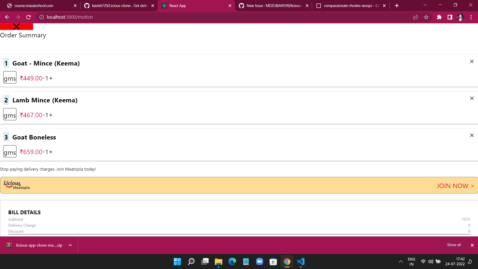 licious-clone - Codesandbox