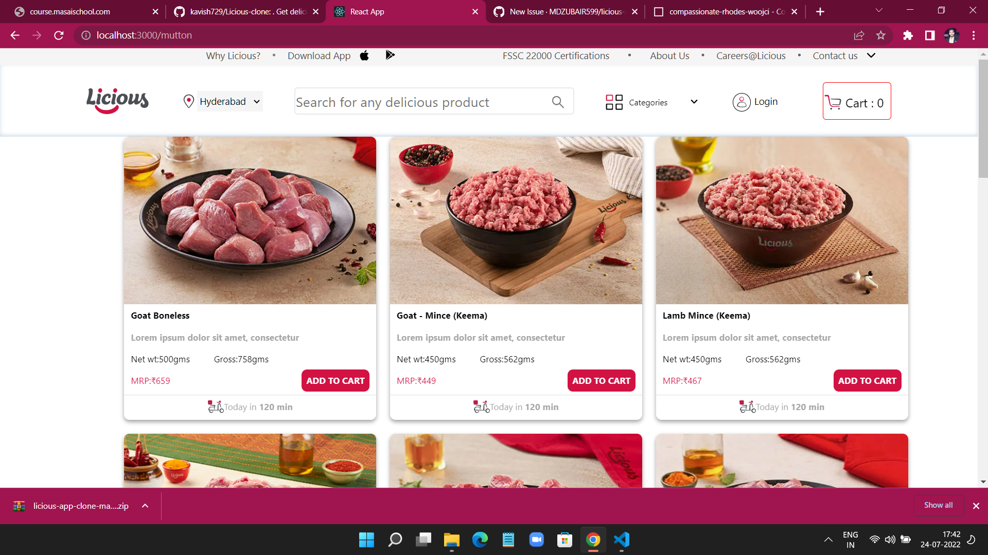 licious-clone - Codesandbox
