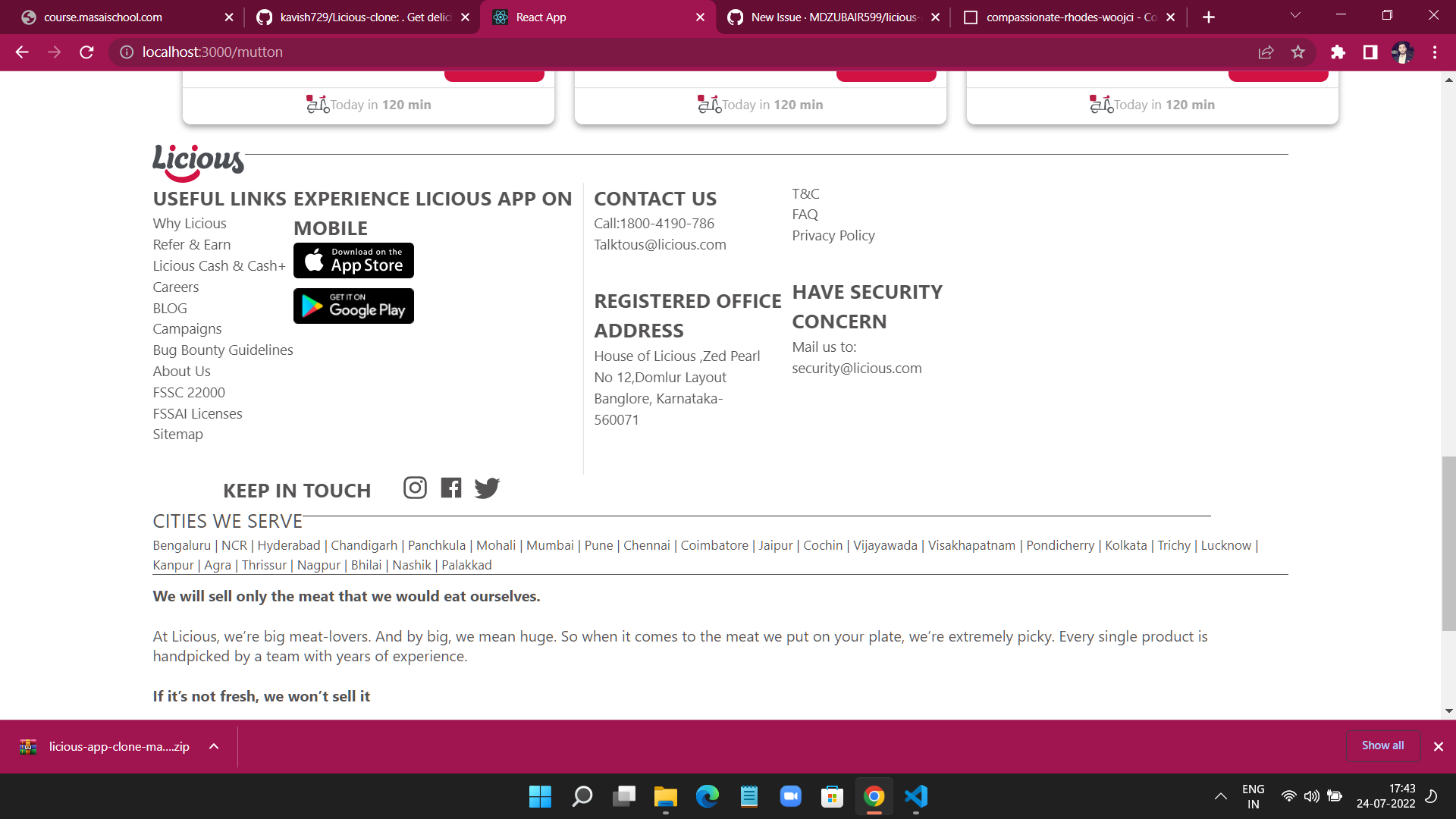 licious-clone - Codesandbox
