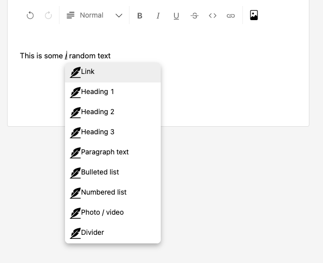 Insert link node in the middle of a text node · facebook lexical · Discussion #3013 · GitHub