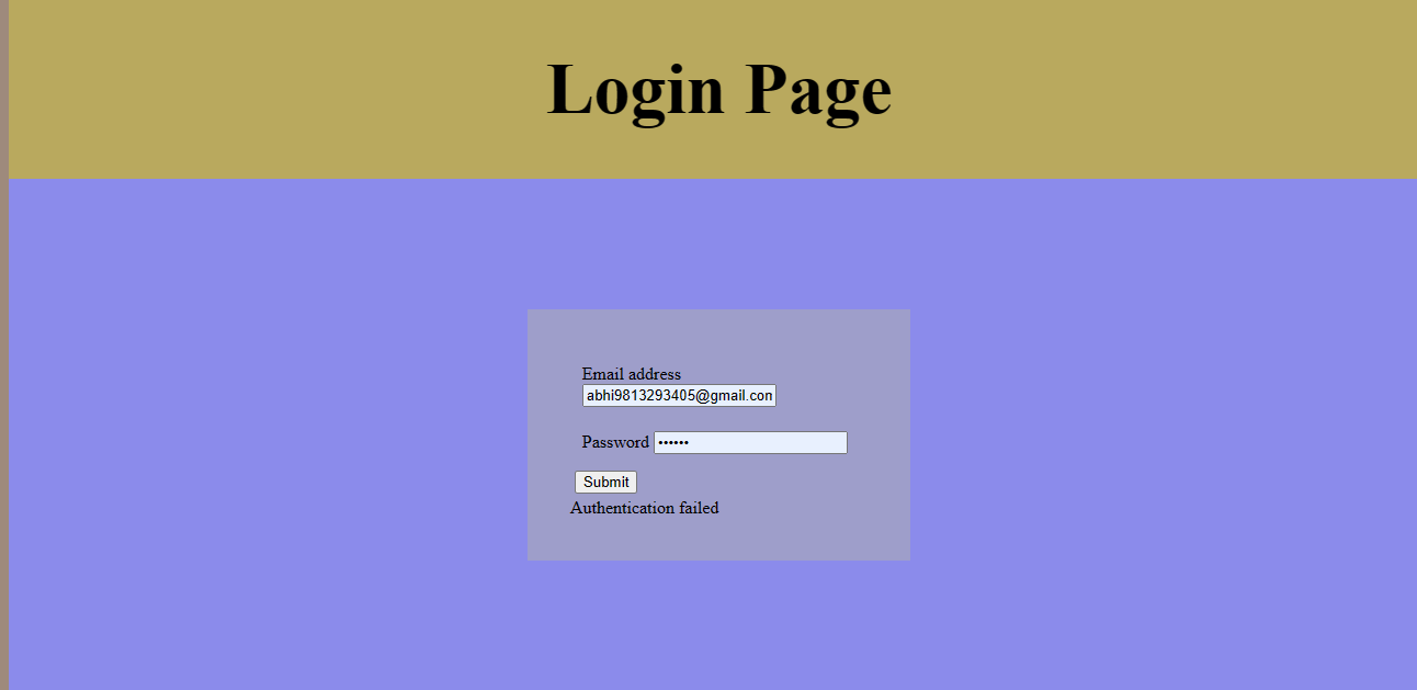 GitHub - Maan2607/Registration-login-system