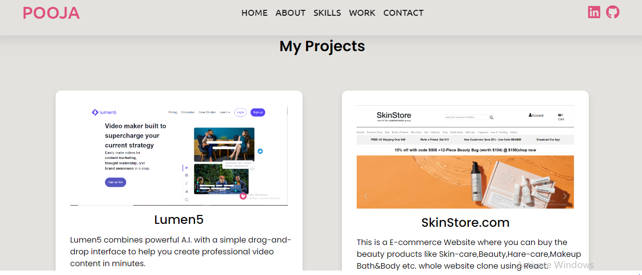 GitHub - Pooja-Dhuri/My-portfolio: This is My portfolio website where ...