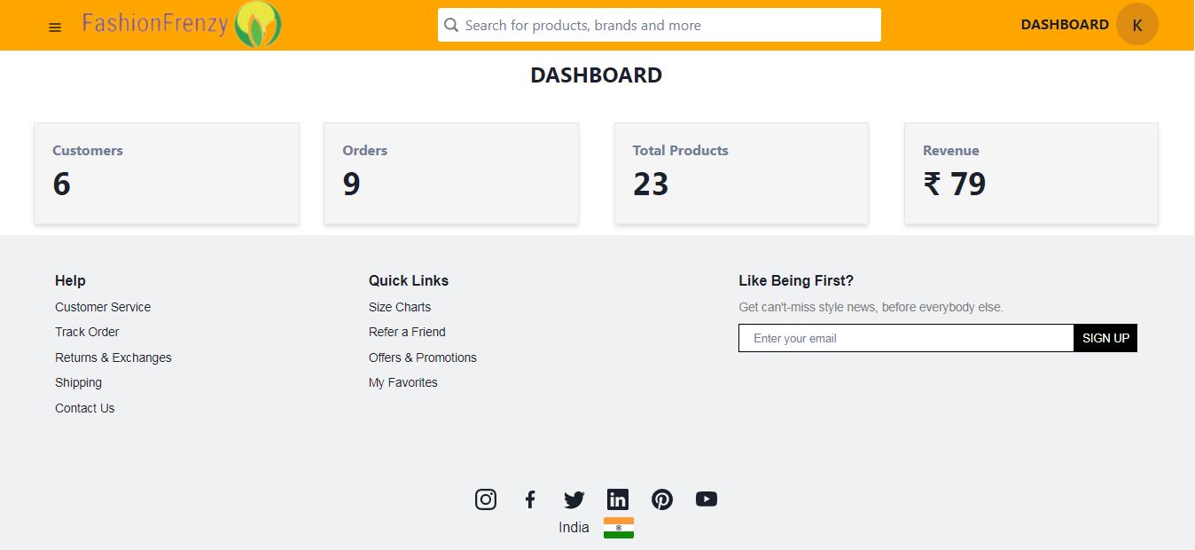 GitHub - abdus786salam/fashionFrenzy: Fashion Frenzy is an online shopping destination that ...