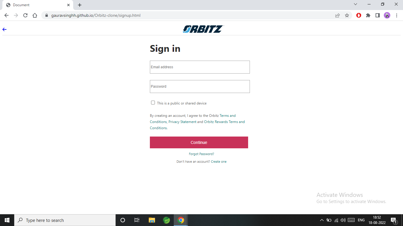GitHub - GauravSinghh/Orbitz-clone: Orbitz.com Clone | Orbitz is an USA based site which ...