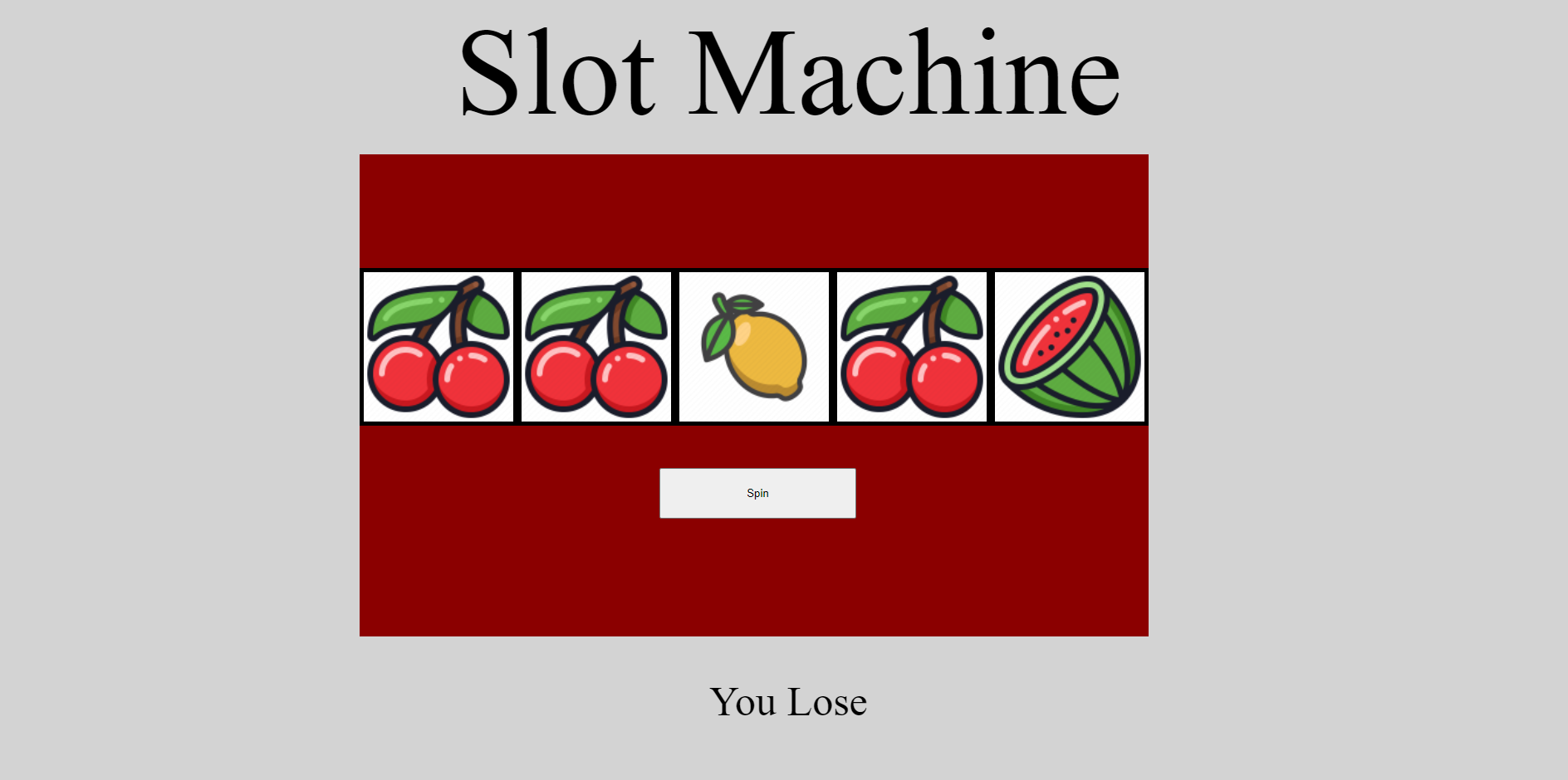 GitHub - liam-mcaveney/Project-1: Slot machine