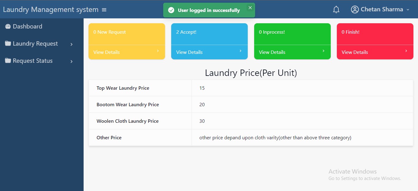 GitHub - cs2812/laundry_management_system: Laundry Management Deployed link