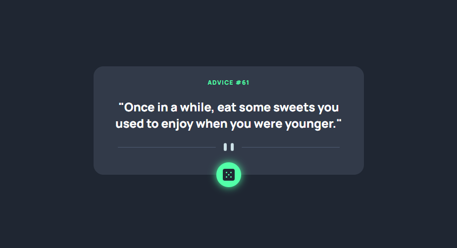 Github Siafromspace Advice Generator