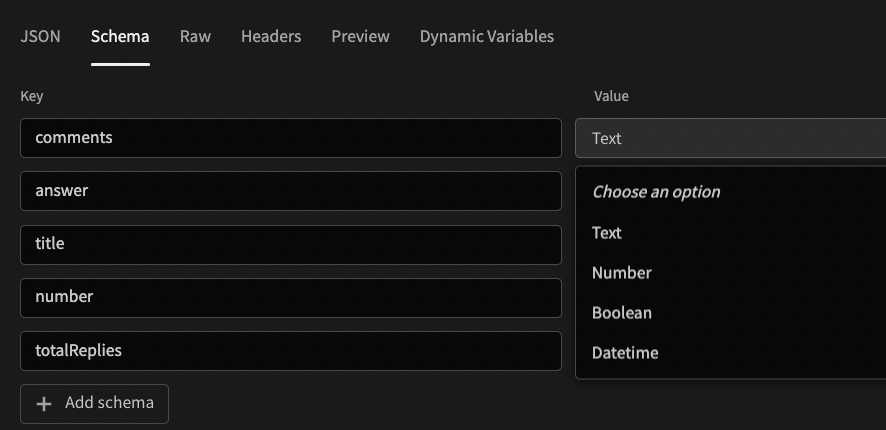Object option for Schema Data Type · Issue #4946 · Budibase/budibase · GitHub