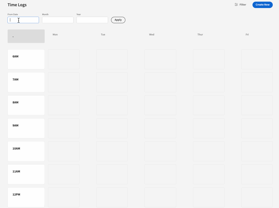 How to make 'Planner' Style Calendar View (Week w/ Hourly breakdown) · Budibase budibase ...
