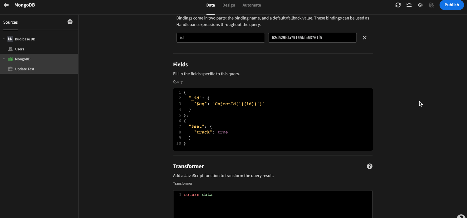 Bindings issue with MongoDB · Issue #6778 · Budibase/budibase · GitHub
