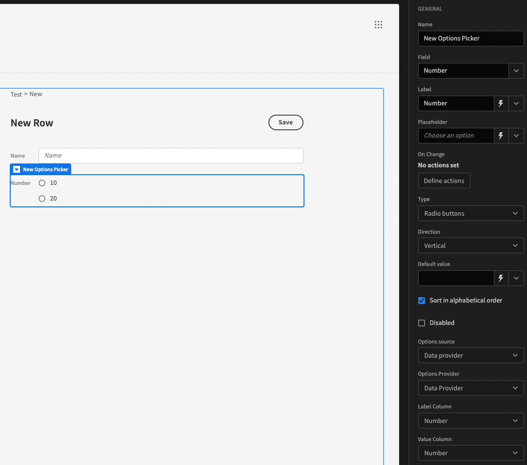 Options Picker For Number Field · Budibase Budibase · Discussion 7283 · Github 