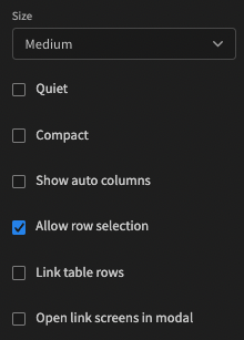 Allowing Row Selection in Custom Query Data Sources and REST API · Issue #7348 · Budibase ...