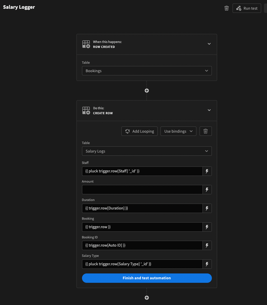 Updating a relationship column with a conditional function based on other columns selections ...
