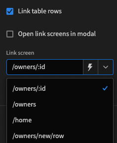 Dynamic link screen on table rows · Budibase budibase · Discussion #7680 · GitHub