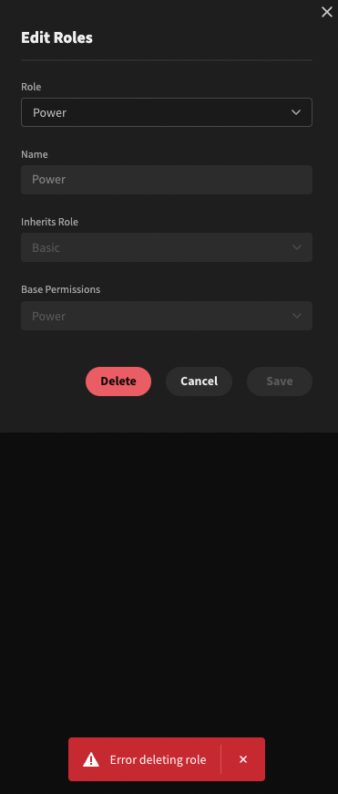 Delete button shown for in-built roles · Issue #8163 · Budibase ...