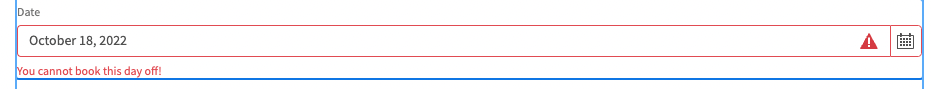 Date Picker - validation issues · Budibase budibase · Discussion #8402 · GitHub