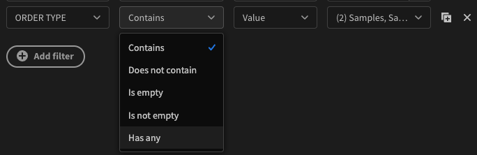 Budibase Db View Filtering Problem With Multiselect Column Type · Issue