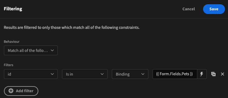 Is in filter no longer directly supports relationship pickers · Issue #9015 · Budibase/budibase ...