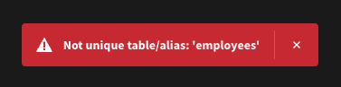 MySQL Not unique table/alias: Multiple many-to-many relationships between the same from and to ...