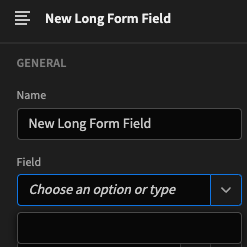 Enable long form field data type for DB query or API REST Query · Issue ...