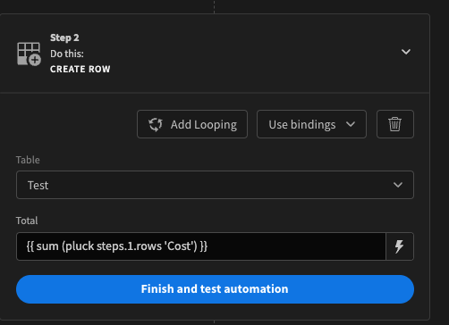 How to retrieve data from a specific row and column to another table through automation ...