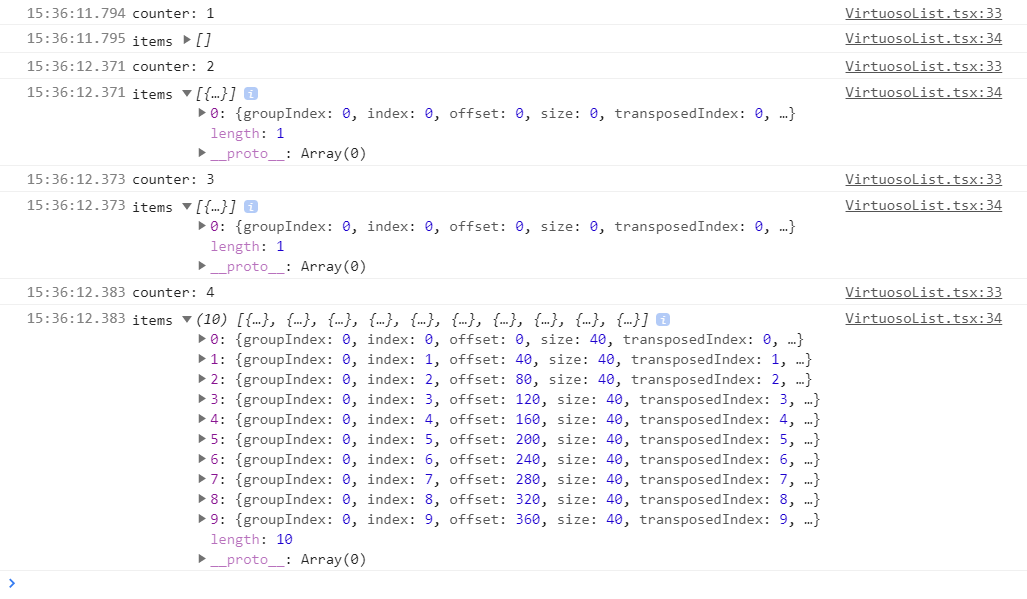 initialTopMostItemIndex doesn't work properly in Chrome · Issue #91 · petyosi/react-virtuoso ...