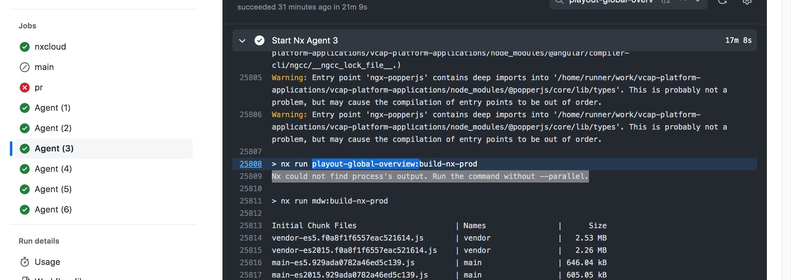 Nx Could Not Find Processs Output Run The Command Without Parallel 5666