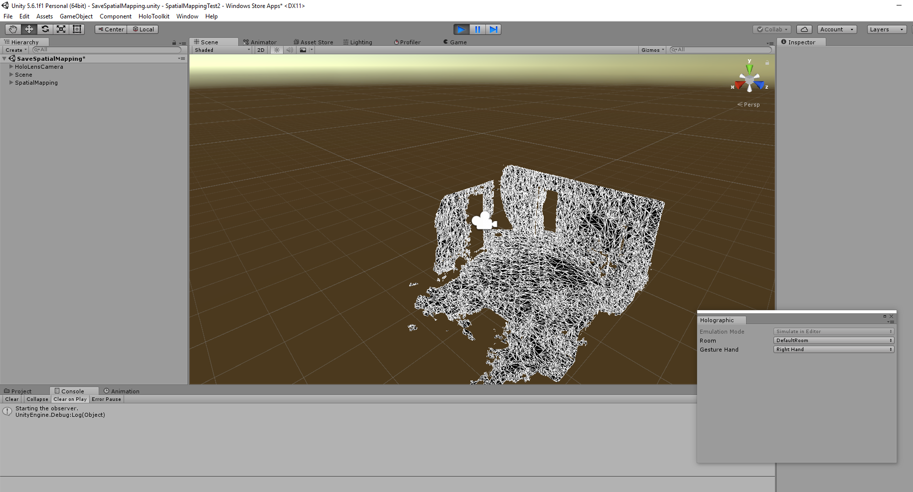 Savespatialmapping Demo Fails To Load Correct Transforms · Issue 817