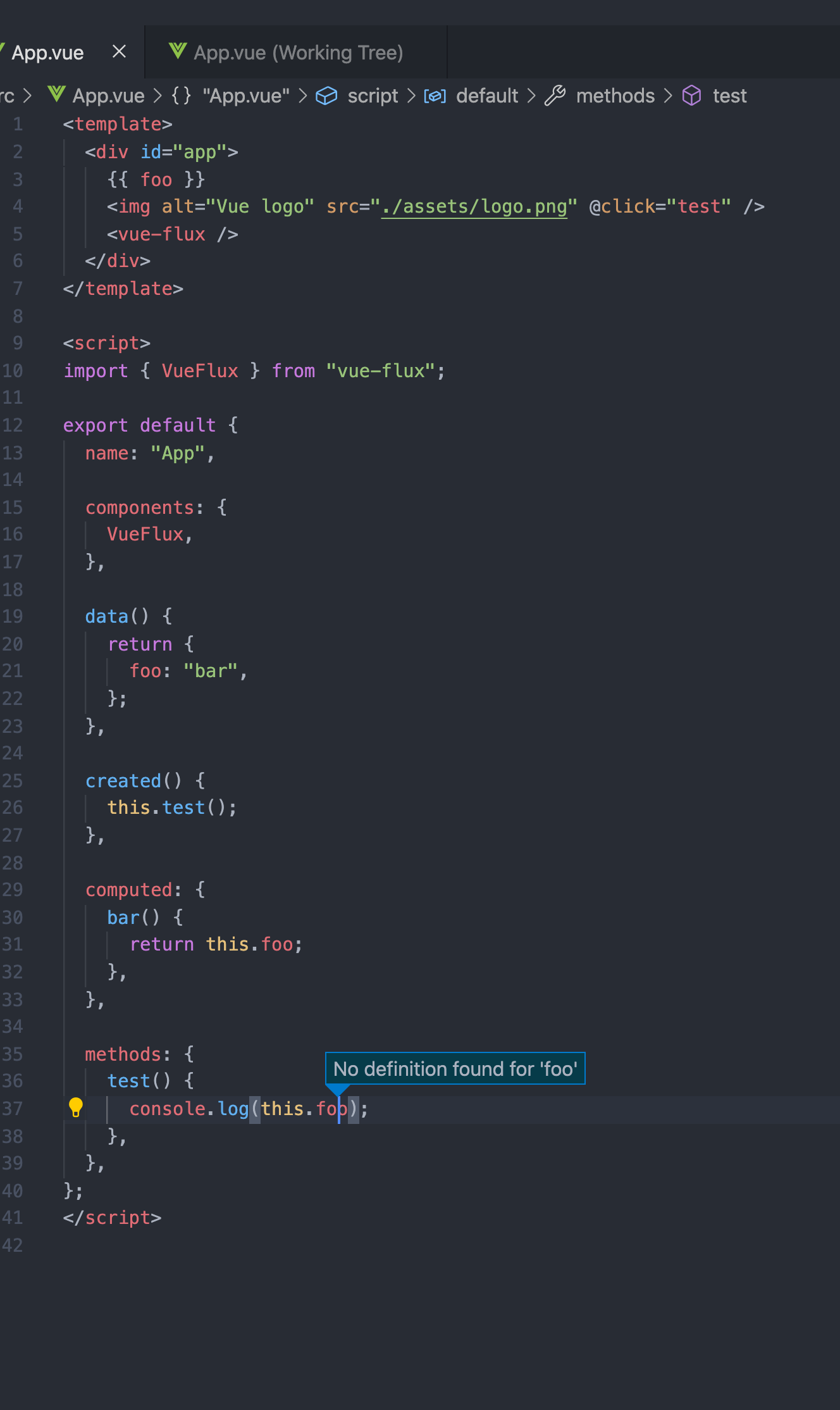 Jump to definition broken with computed props and imported components · Issue #2494 · vuejs ...