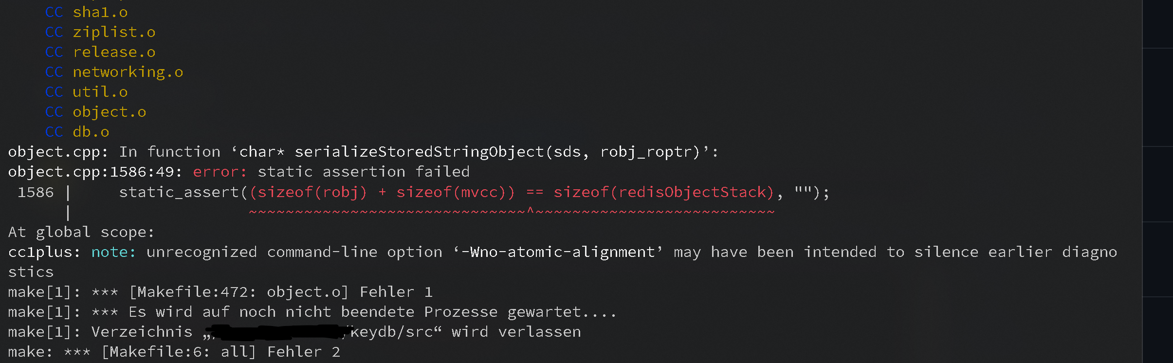 [BUG] Building 6.3.0 on Raspberry PI fails · Issue #416 · Snapchat/KeyDB · GitHub
