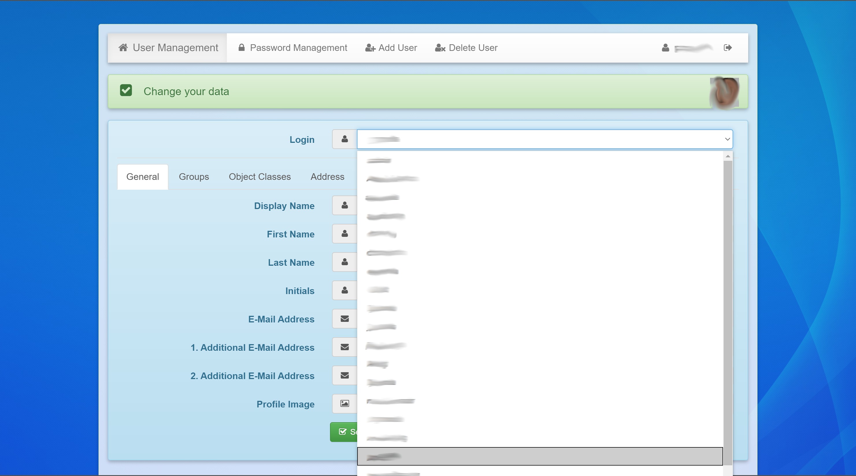 GitHub - Talkabout/usermanagement: ldap user management based on "self service password"