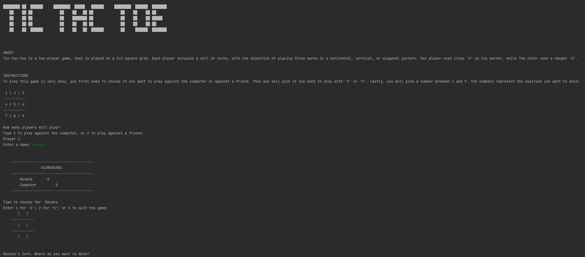 GitHub - refecher/tic-tac-toe GitHub - refecher/tic-tac-toe