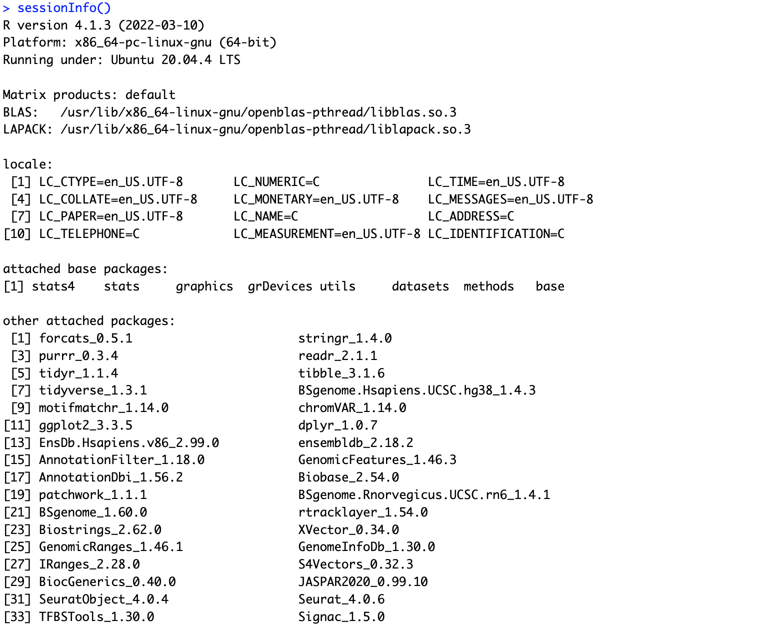 Issue With Calling Peaks Merged Multiome Gexatac · Issue 1125 · Stuart Labsignac · Github