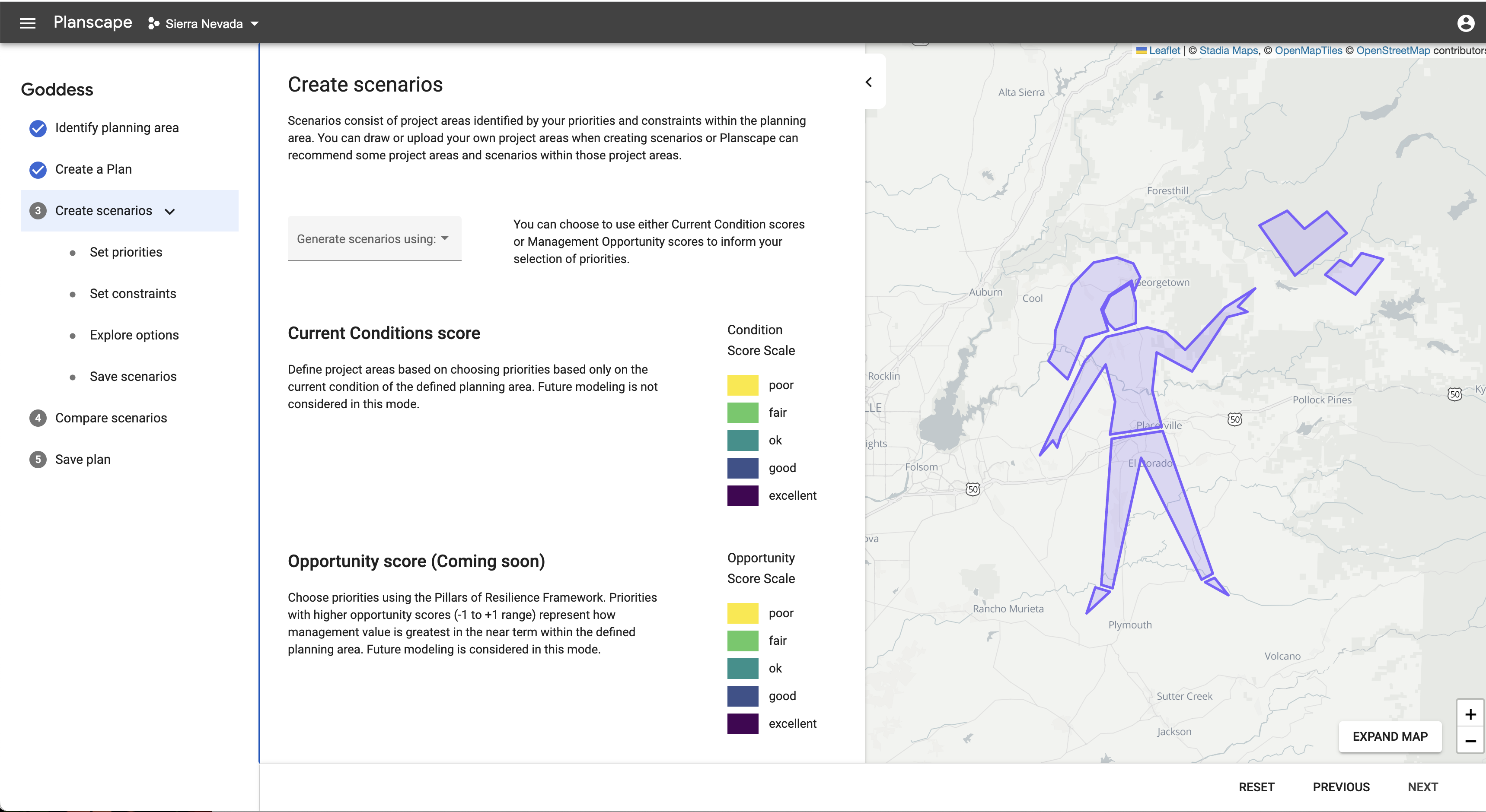 Planning area should be shifted to the right when the map loading "Plan" journey · Issue #378 ...