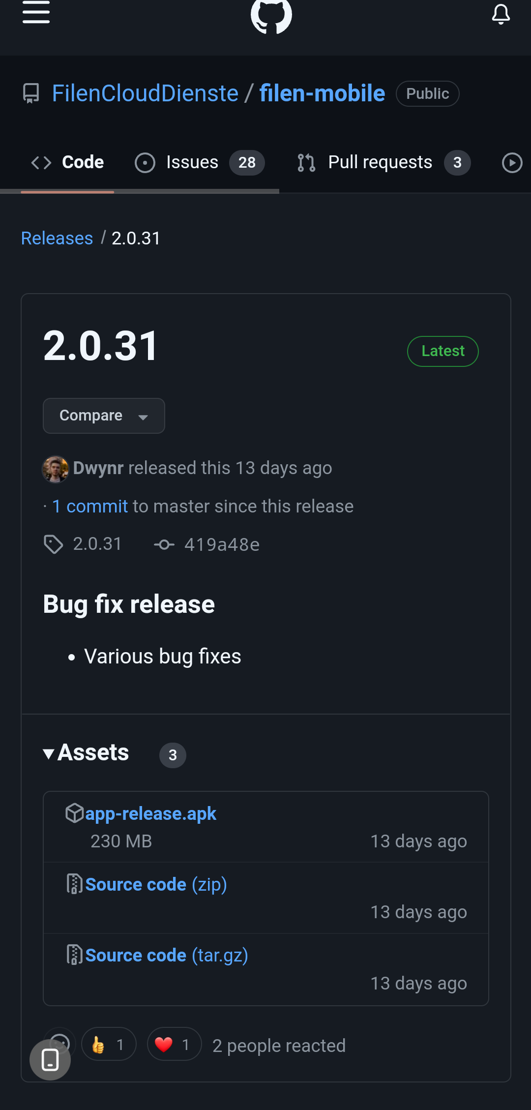 App version issue · Issue #137 · ImranR98/Obtainium · GitHub