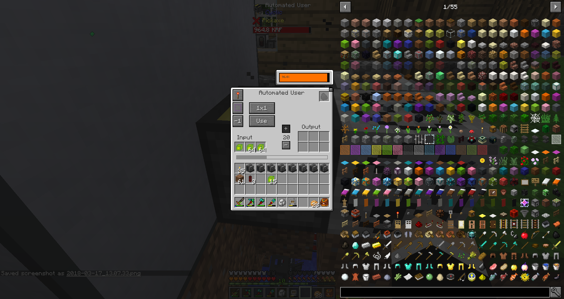 [Bug] Automated User Block unlimited ExpOrbs · Issue #738 · Lothrazar/Cyclic · GitHub