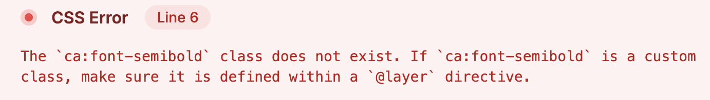 Using a colon (`:`) as a prefix separator with JIT mode causes compilation errors with `@apply ...