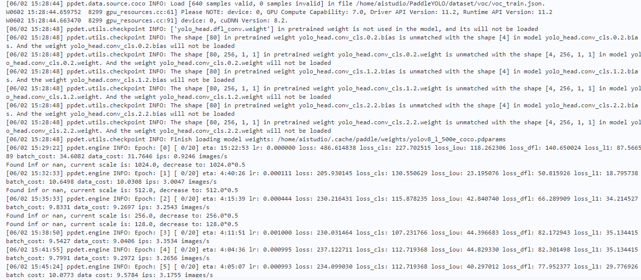yolov8训练自己的数据集 · Issue #151 · PaddlePaddle/PaddleYOLO · GitHub