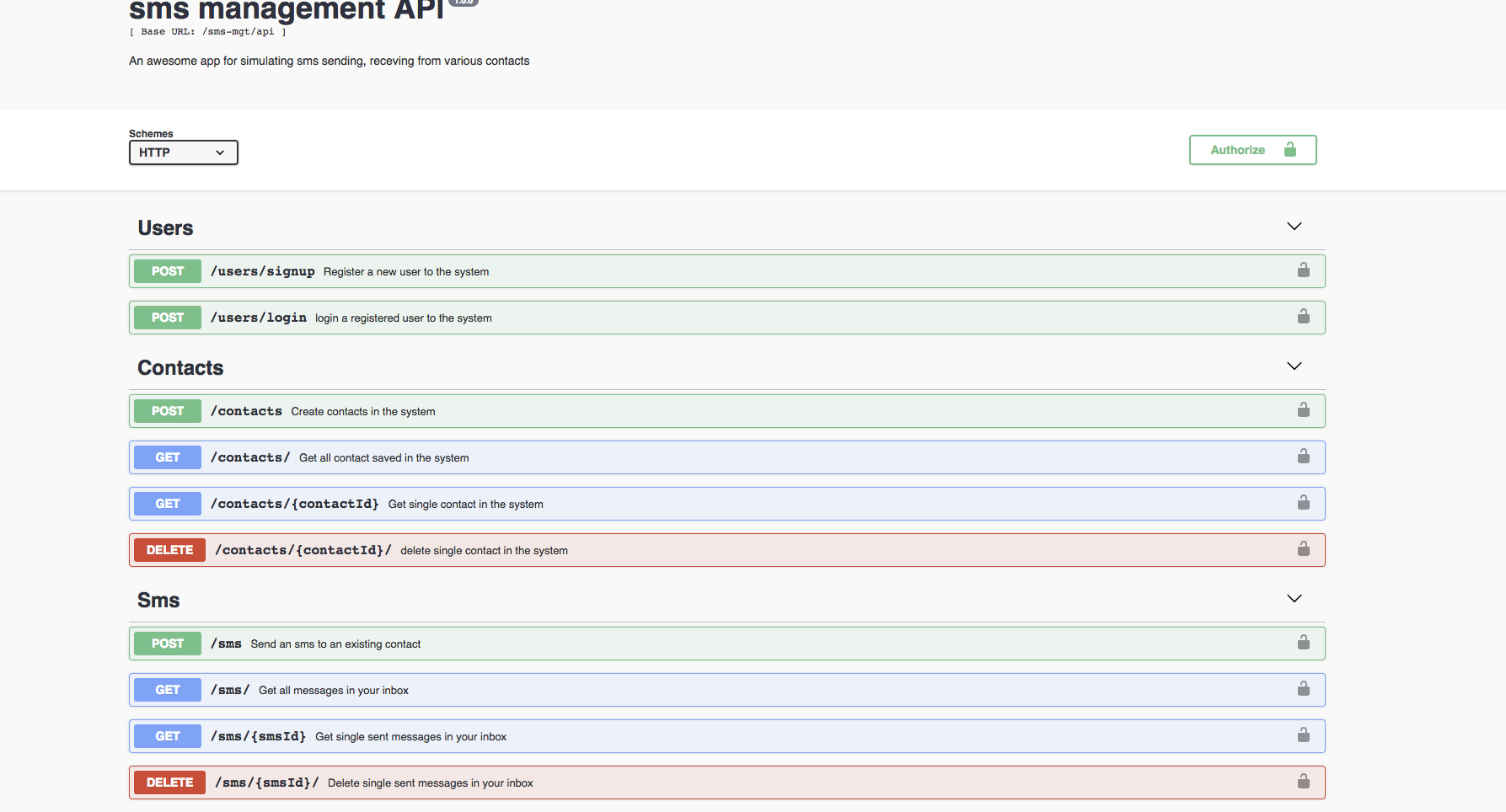 GitHub - mwaz/sms-mgt-api: An SMS management API, that simulates ...