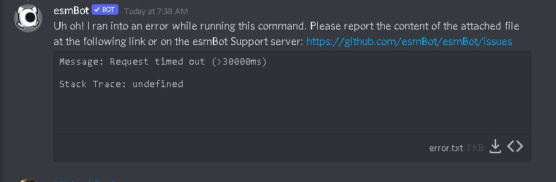 &caption command error · Issue #250 · esmBot/esmBot · GitHub