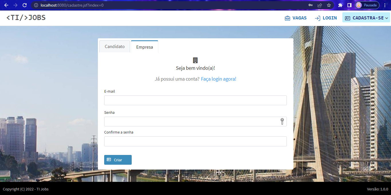 GitHub - dya-andrade/ti-jobs: Projeto pessoal para o TCC da faculdade UNIP, curso Ciência da ...