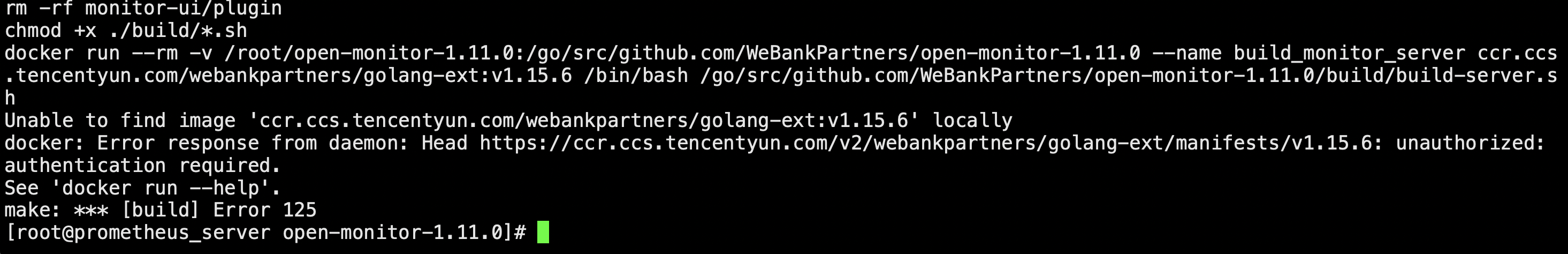 make image失败 · Issue #714 · WeBankPartners/open-monitor · GitHub