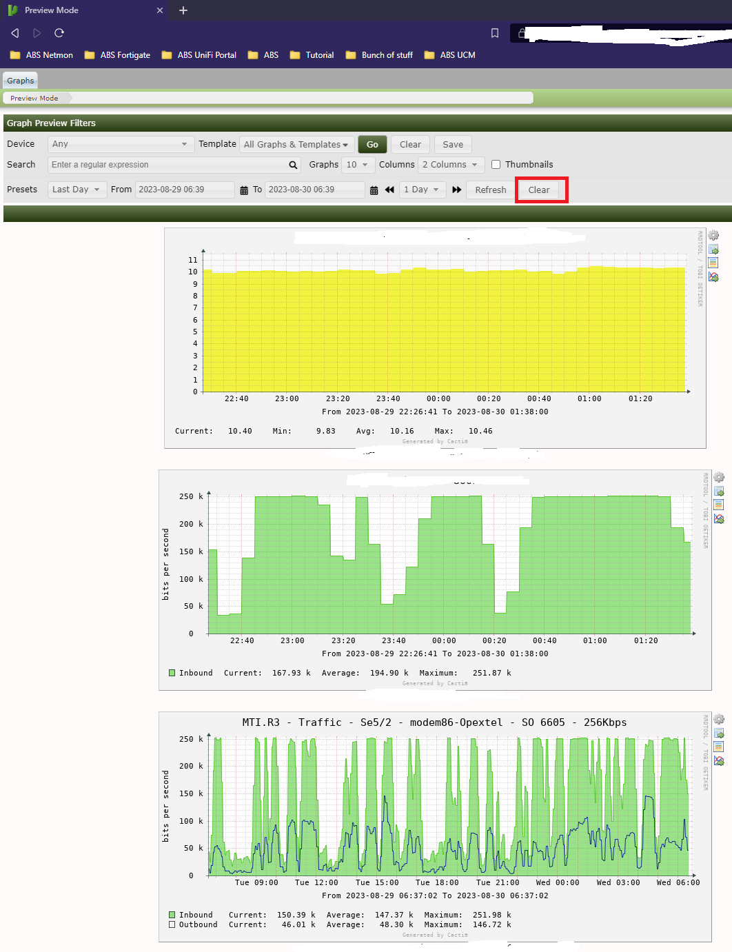 Preview Mode | Preset's Clear button Issue · Issue #5474 · Cacti/cacti · GitHub