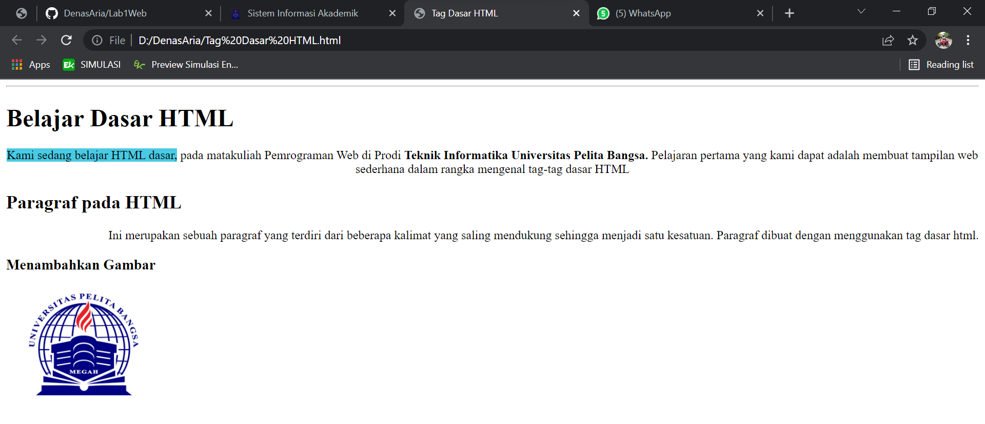 GitHub - DenasAria/Lab1Web